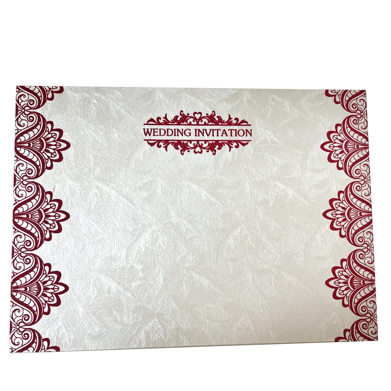 RA15 Red - Wedding Invitation Card - Rawal Grafix